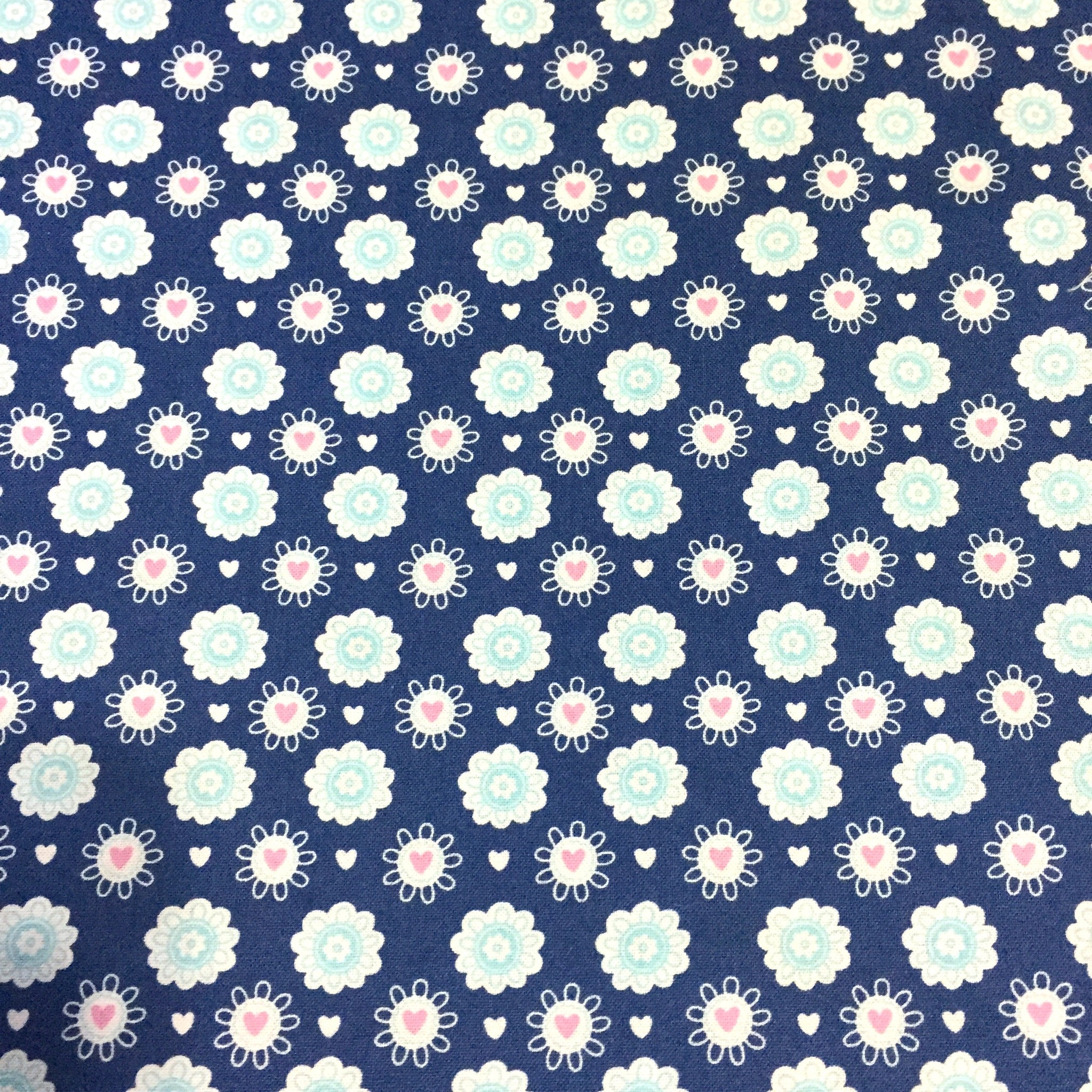 Nursery Tallulah Floral Daisy Flower Amethyst Fabric by the yard