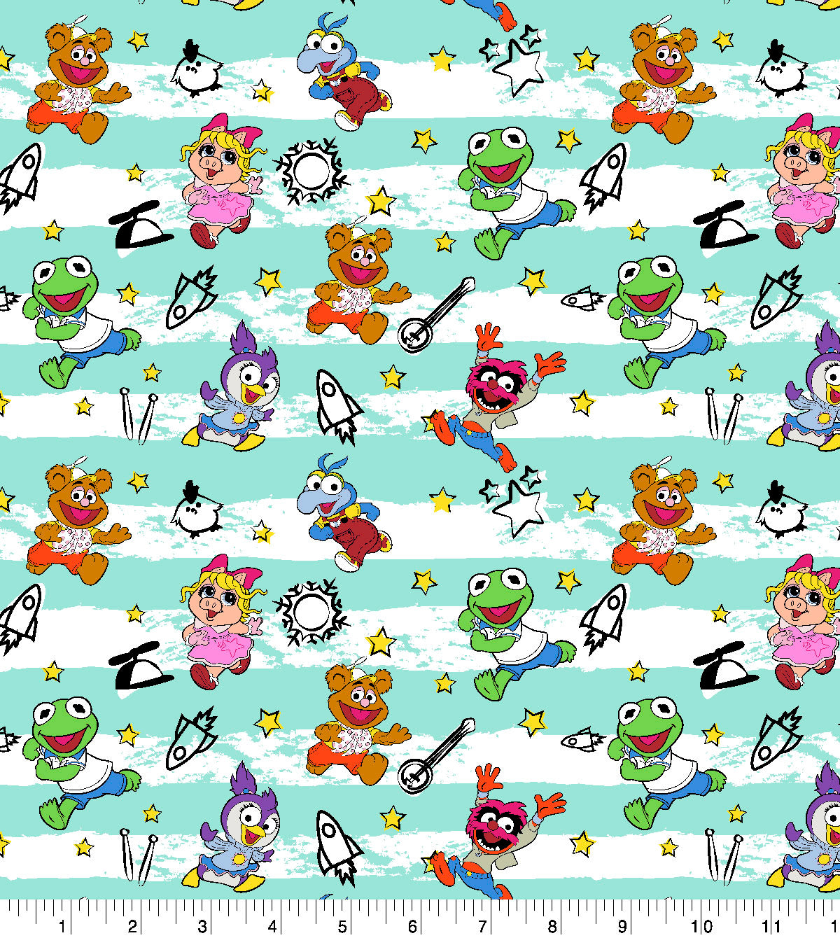 Disney Muppets Babies Playing Fabric by the yard
