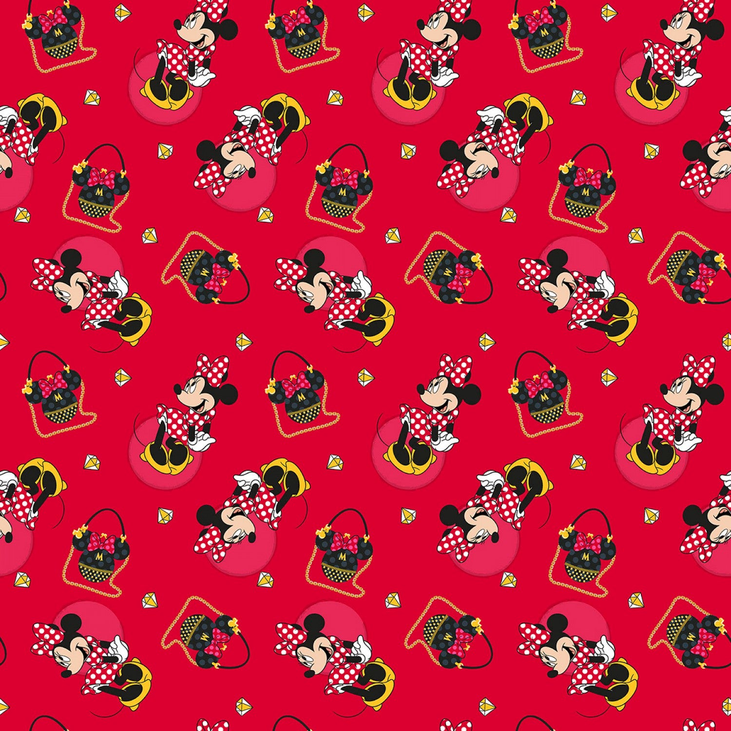 Disney Minnie Mouse Purses Fabric by the yard